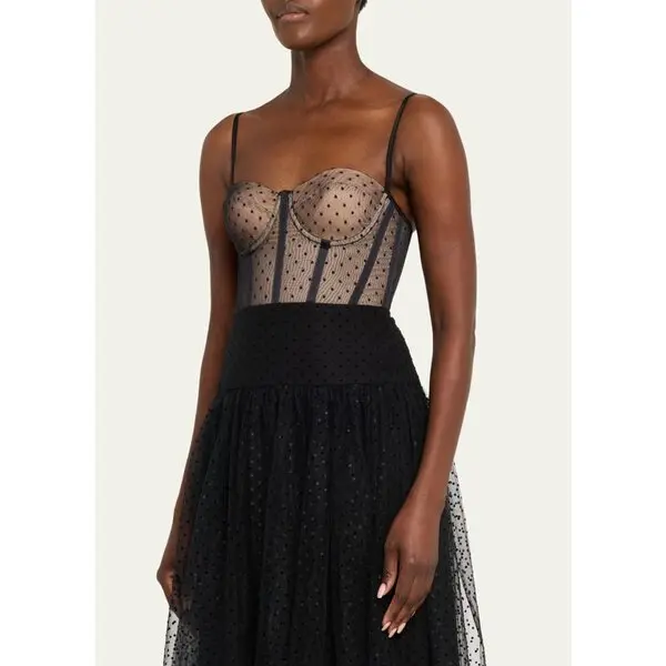 Zimmermann Dot Corset Bodysuit