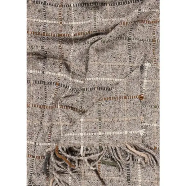 Alonpi Aria Checked Cashmere Throw