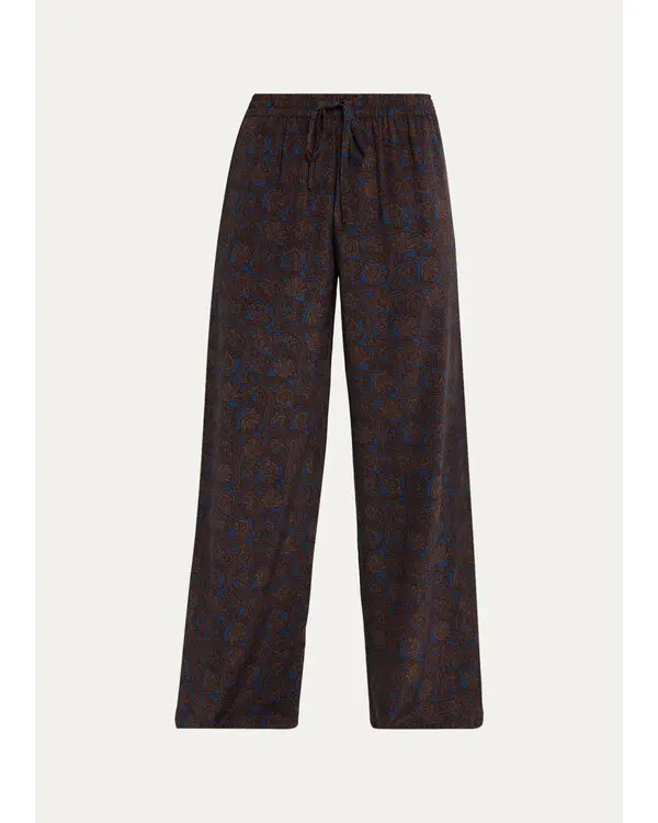 Matteau Paisley Drawstring Trousers