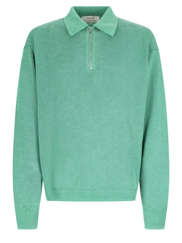 Studio Nicholson Polo In Maglia In Filato Di Carta