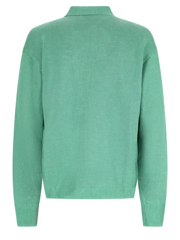 Studio Nicholson Polo In Maglia In Filato Di Carta