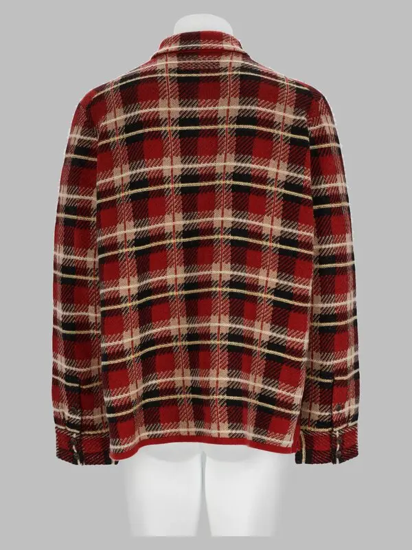 Guest In Residence Overshirt "plaid Work" In Cashmere