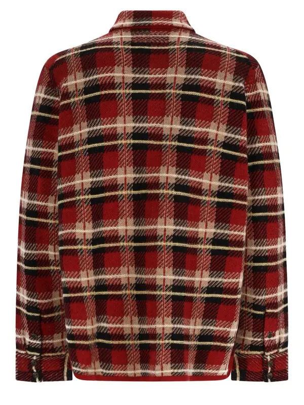Guest In Residence Overshirt "plaid Work" In Cashmere