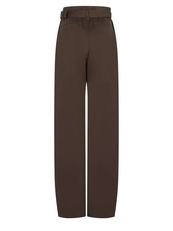 LEMAIRE Pantalone Barrel In Misto Twill Di Cotone