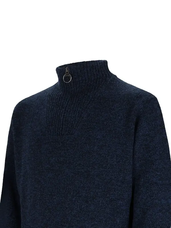 Barbour Maglia In Lana Con Zip