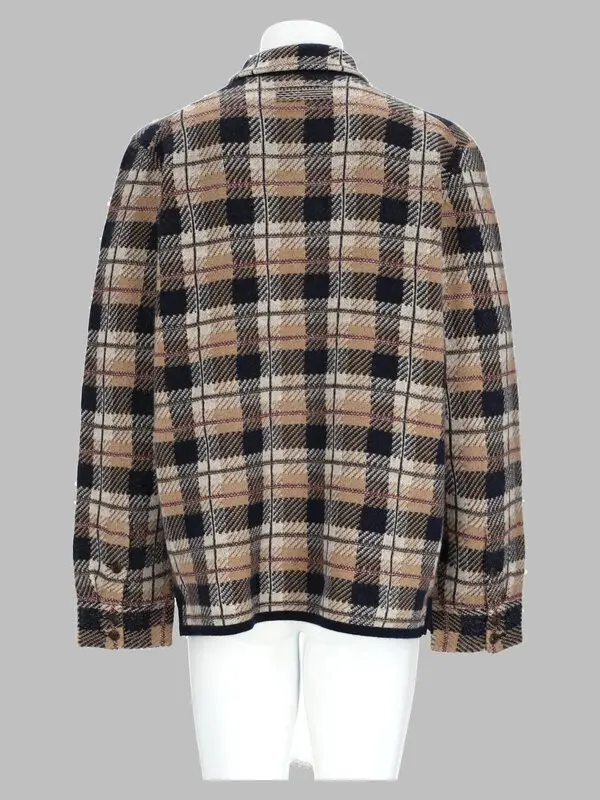 Guest In Residence Overshirt "plaid Work" In Cashmere