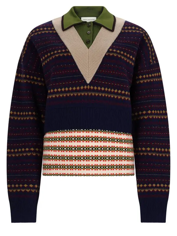 Dries Van Noten Maglia "toinette" In Lana