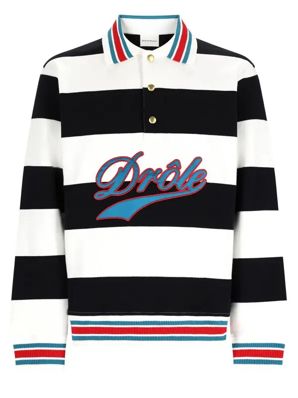 Drole De Monsieur Polo In Cotone Con Logo
