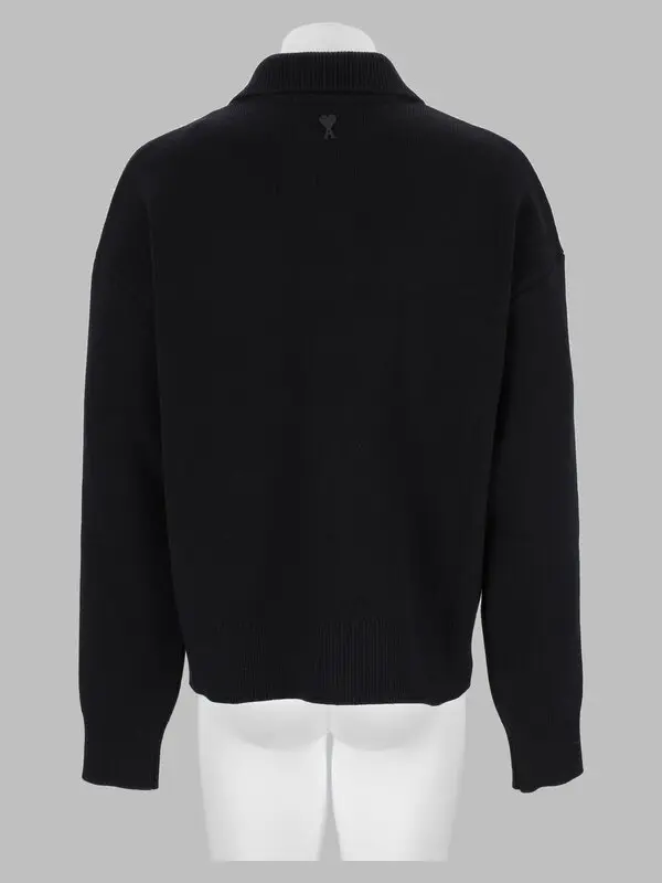AMI Paris Cardigan In Lana