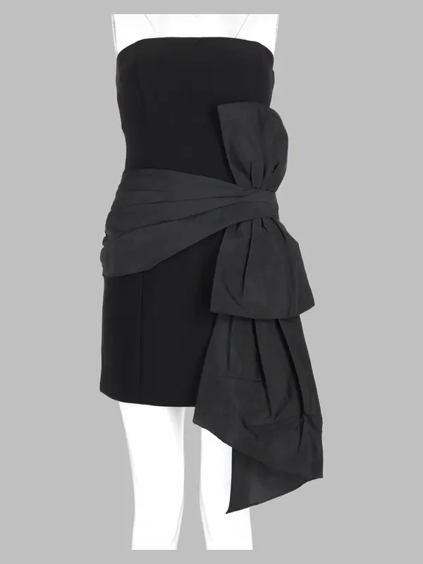 ROTATE BY BIRGER CHRISTENSEN Abito Bustier Con Fiocco