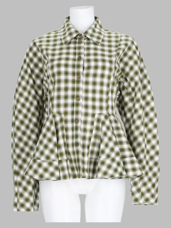 GANNI Camicia In Flanella A Quadri