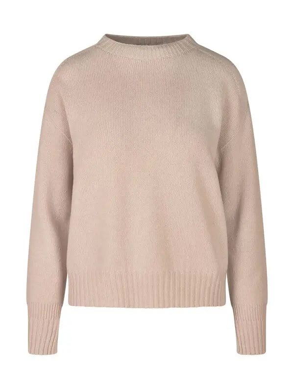 VANISE Sandy Crewneck Knit Sweater - Stucco