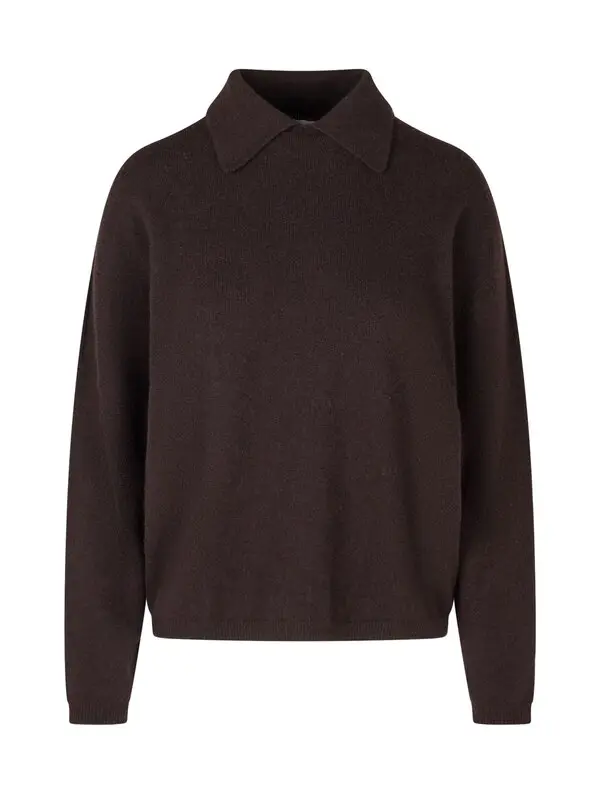 VANISE Yasmin Polo Knit Top