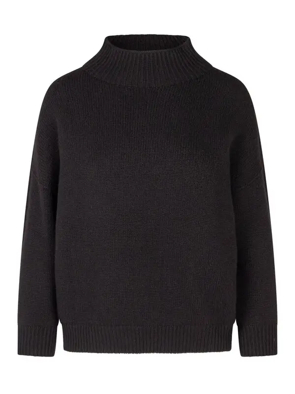 VANISE Chantal Mock Neck Knit Sweater