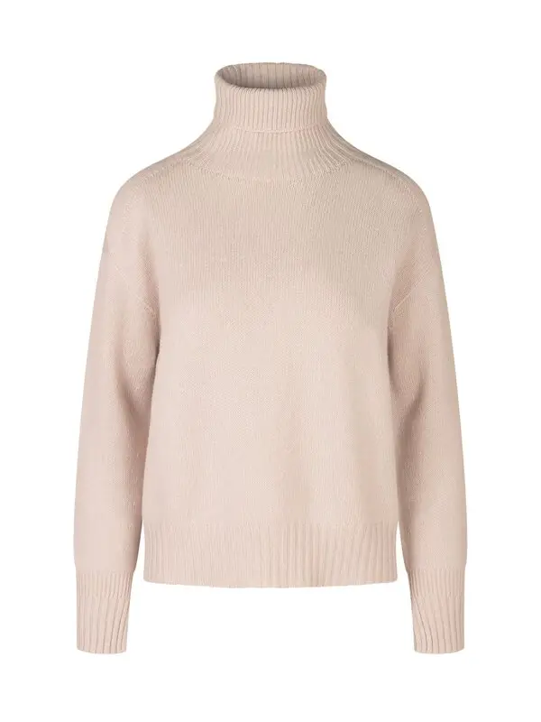 VANISE Penelope Turtleneck Knit Top - Stucco