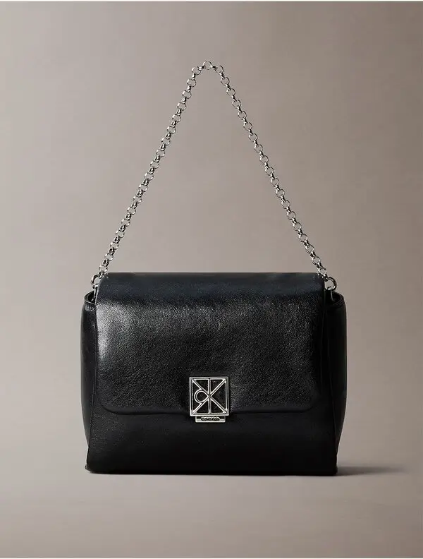 Calvin Klein Emblem Logo Hardware Padded Crossbody Bag