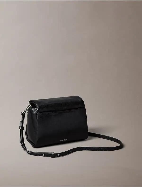 Calvin Klein Emblem Logo Hardware Padded Crossbody Bag
