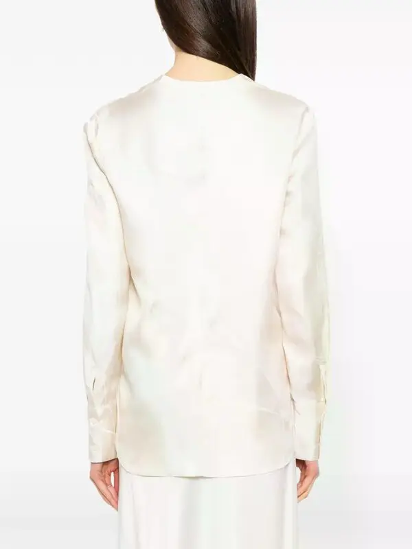 Loulou De Saison V-neck Wrap-front Blouse