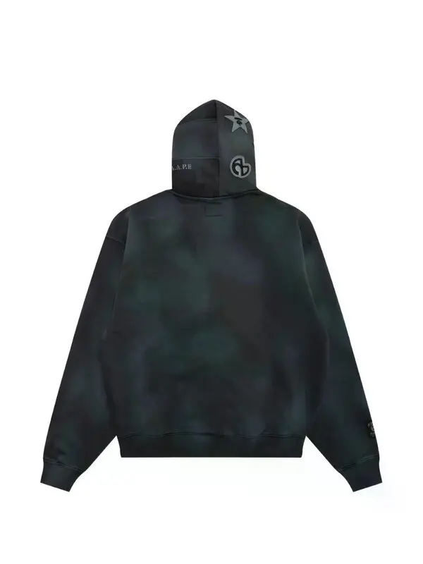 AAPE BY *A BATHING APE X Nomanual Moonface Camouflage-print Hoodie - Black