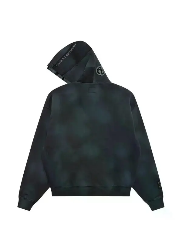 AAPE BY *A BATHING APE X Nomanual Moonface Camouflage-print Hoodie - Black