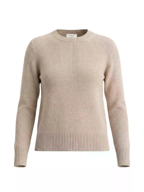 GRAN SASSO Crew-neck Cashmere Sweater - Neutrals