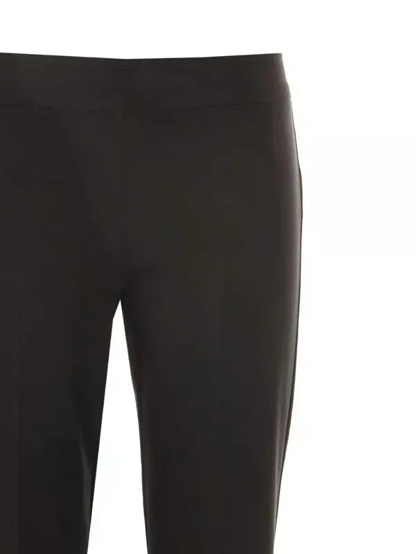 RUE DU BAC Pressed-crease Elasticated-waist Slim-fit Trousers