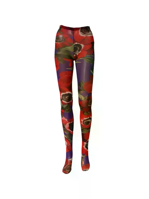Dolce & Gabbana Floral-print Tights