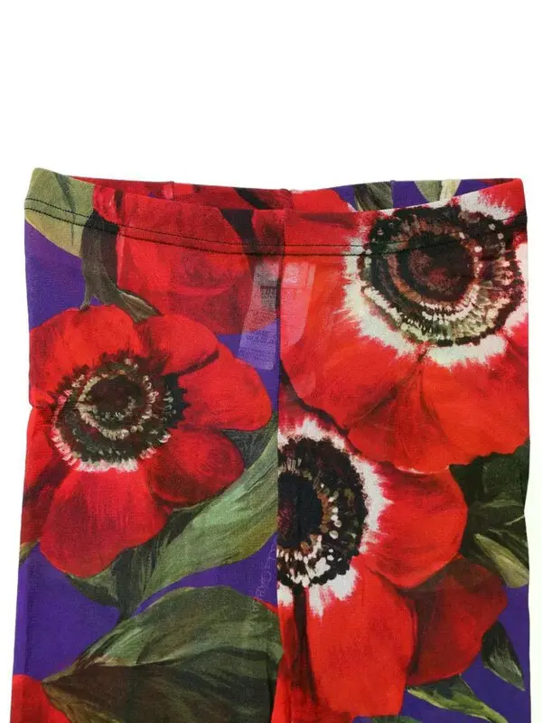 Dolce & Gabbana Floral-print Tights