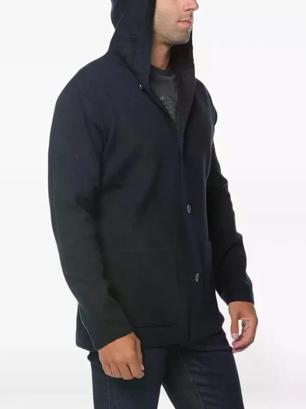 Armani Exchange Knitted Hooded Jacket