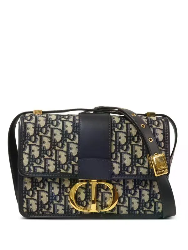 Dior 30 Montaigne Oblique Shoulder Bag - Blue