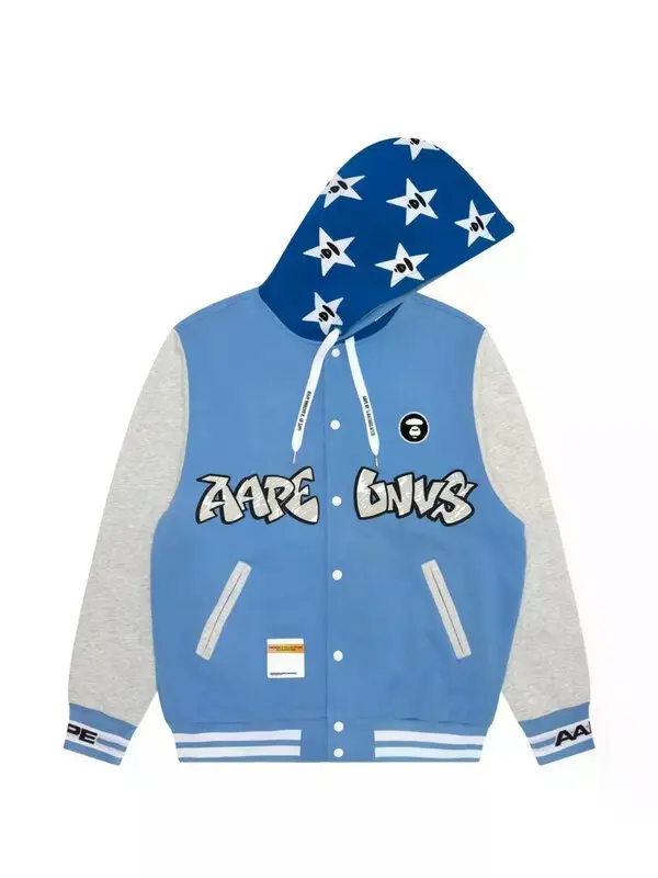 AAPE BY *A BATHING APE Aapeunvs Moonface Hooded Bomber Jacket