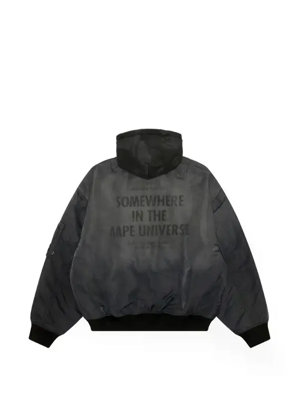 AAPE BY *A BATHING APE X Alpha Industries Moonface Reversible Bomber Jacket