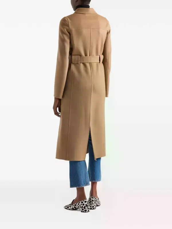 Prada Single-breasted Double-cloth Coat