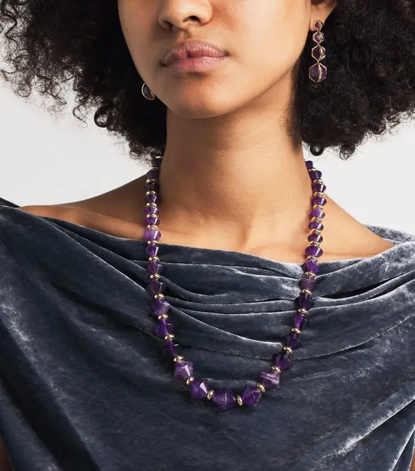 Eddie Borgo Gold-plated Honeycomb Necklace