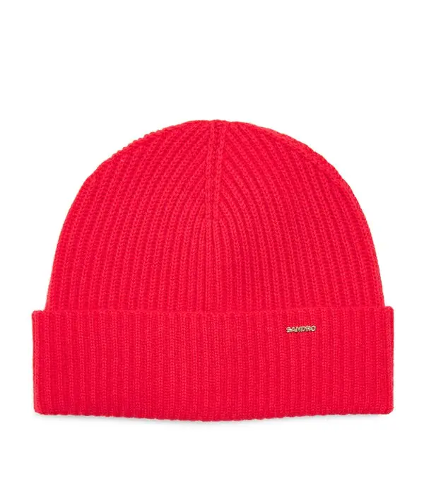 Sandro Wool-cashmere Beanie
