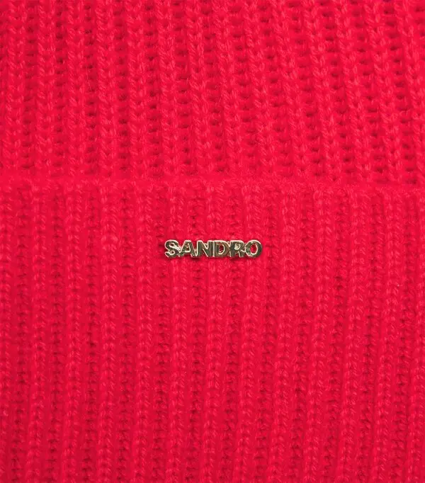 Sandro Wool-cashmere Beanie