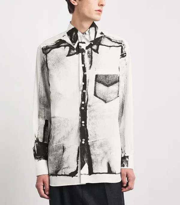 Paul Smith Cotton Garment Print Shirt