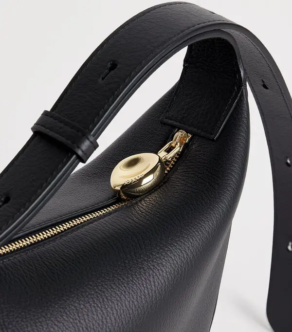 JOSEPH Large Leather Bean Shoulder Bag