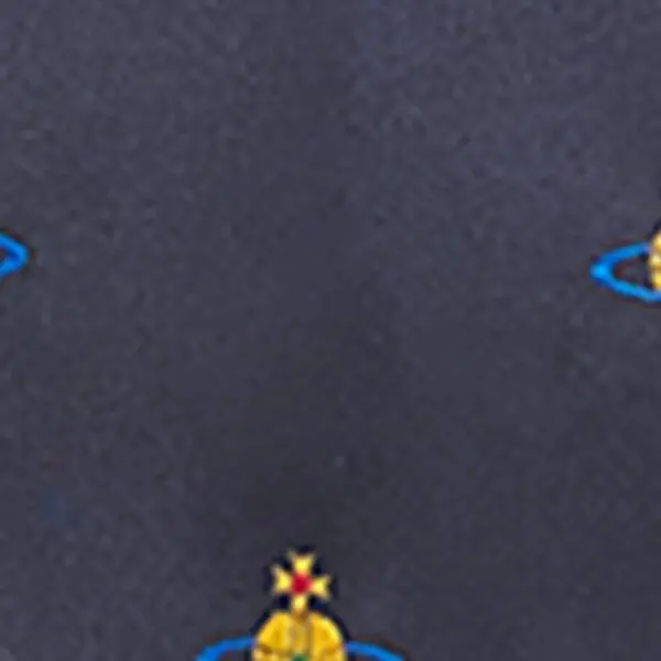 VIVIENNE WESTWOOD Silk Orb Tie - Blue