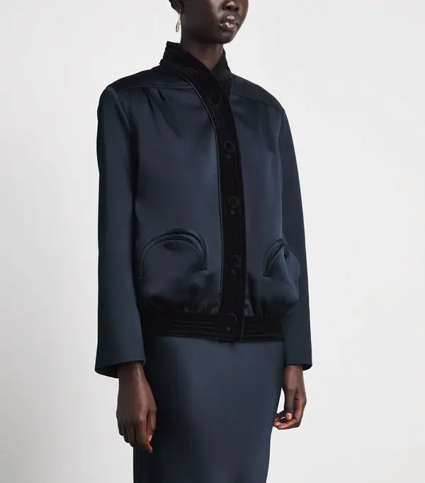 BLAZÉ MILANO Satin Novalis Coiba Jacket