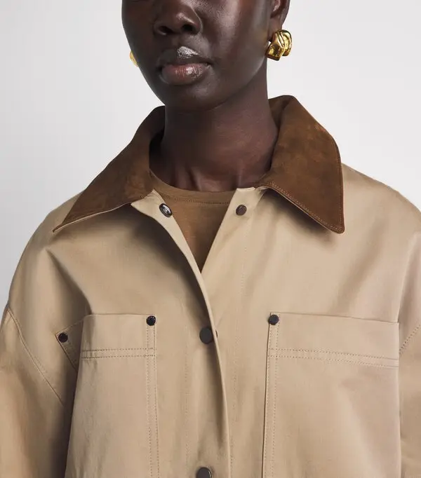 JOSEPH Cotton Corduroy-collar Athos Jacket