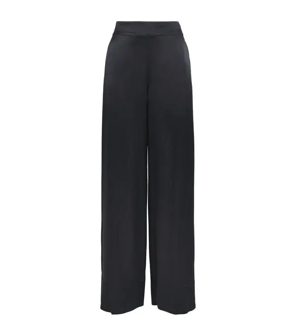 JOSEPH Silk Satin Dijon Trousers