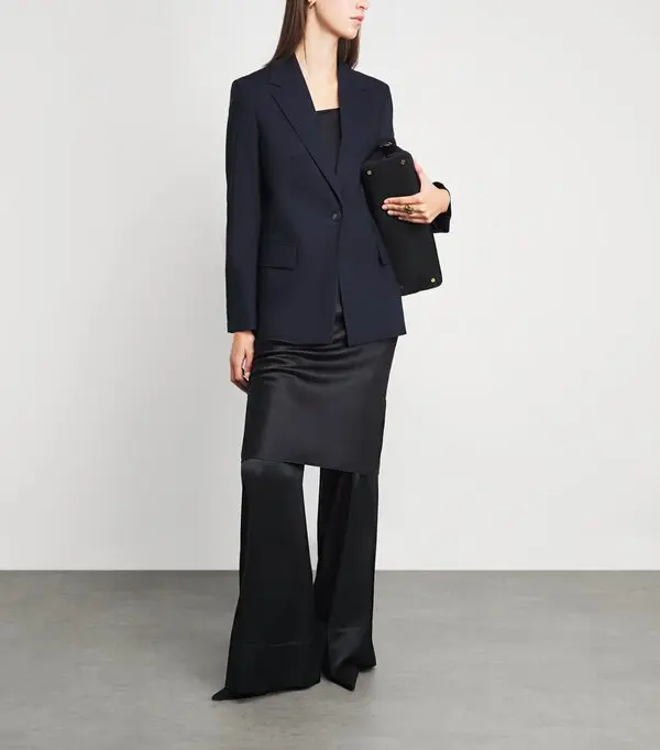 JOSEPH Wool-silk-blend Jackie Blazer