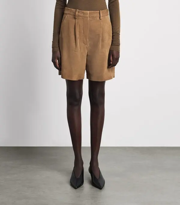 JOSEPH Suede Suze Shorts