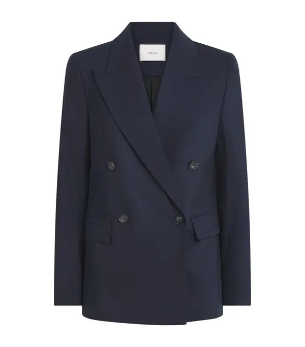 JOSEPH Wool-silk-blend Jaden Blazer