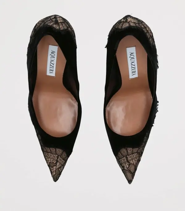 AQUAZZURA Velvet Meadow Pumps 105