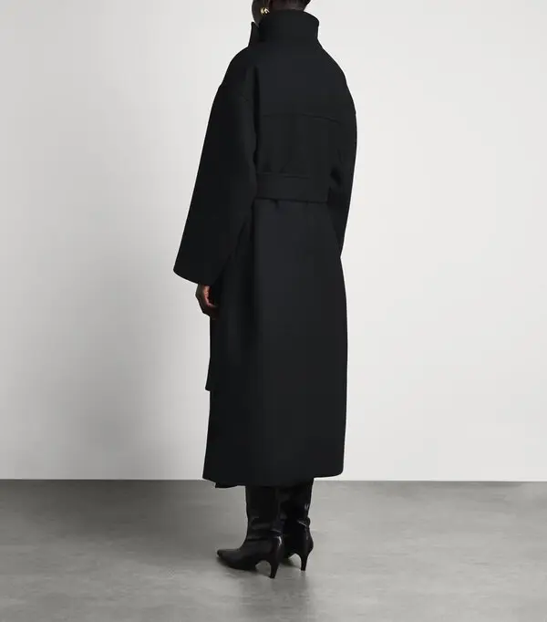 JOSEPH Wool-blend Belted Fiore Coat