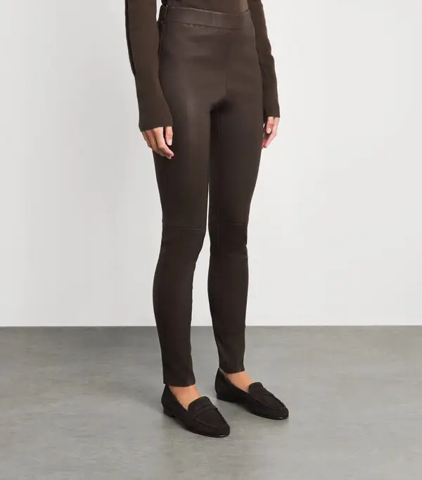 JOSEPH Stretch-leather Leggings