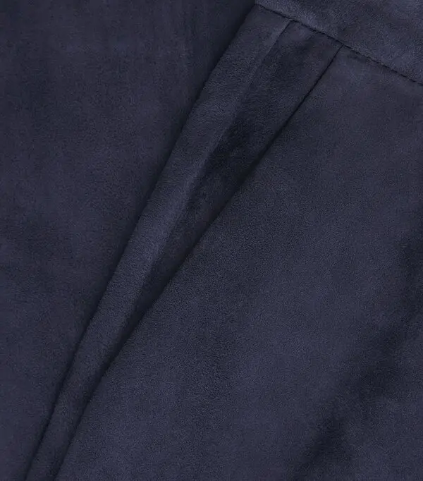 JOSEPH Suede Tafira Flared Trousers