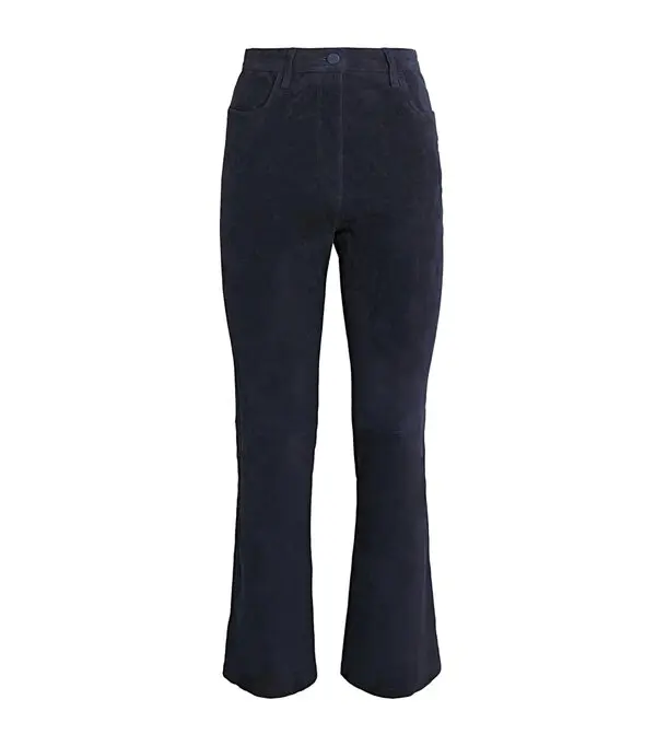 JOSEPH Suede Stretch Duke Trousers